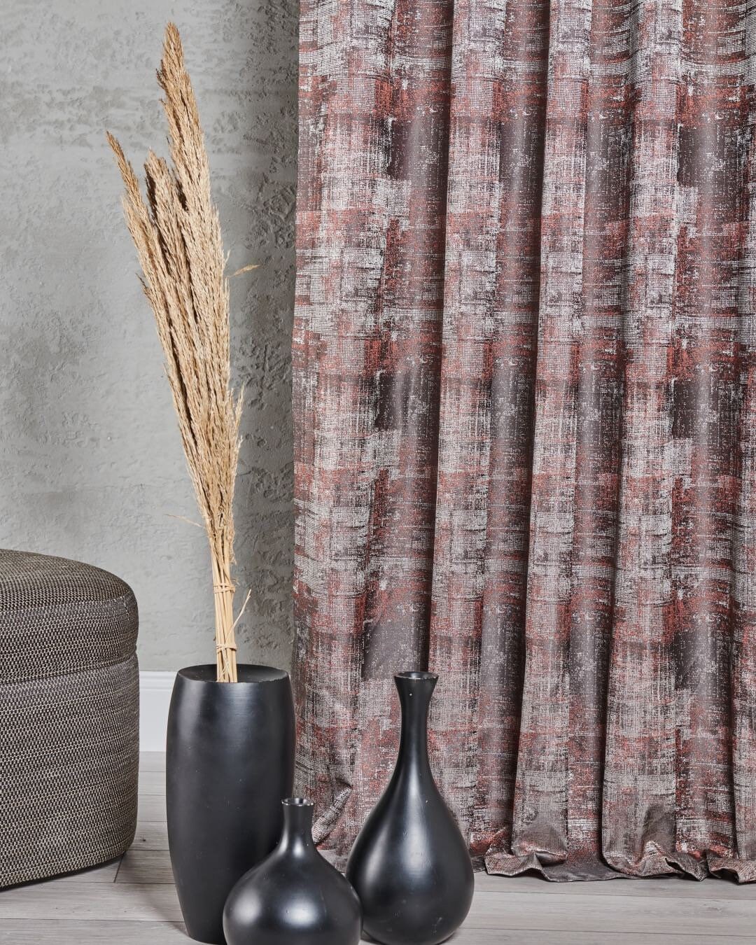 Custom Color Block Curtain for Living Room Jacquard Drapery - Etsy