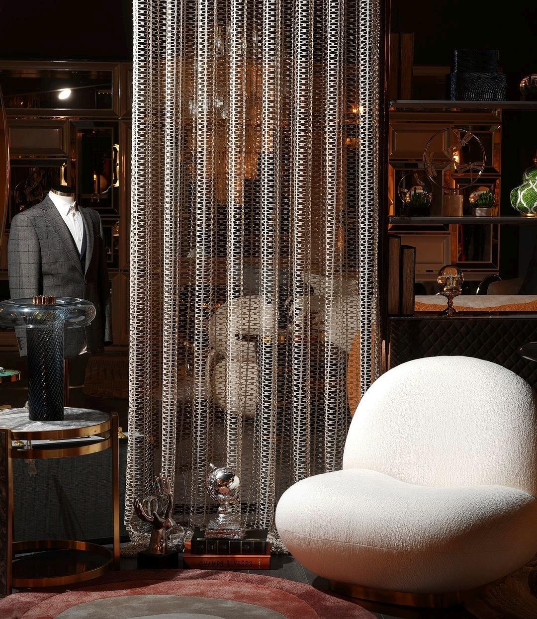 Neutral Open-weave Curtains – Textured Boho Chic Drapes, Light ...