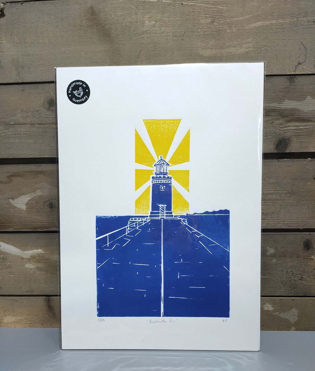 Breakwater Pier Lighthouse, St Peter Port, Guernsey, Channel Islands - Etsy