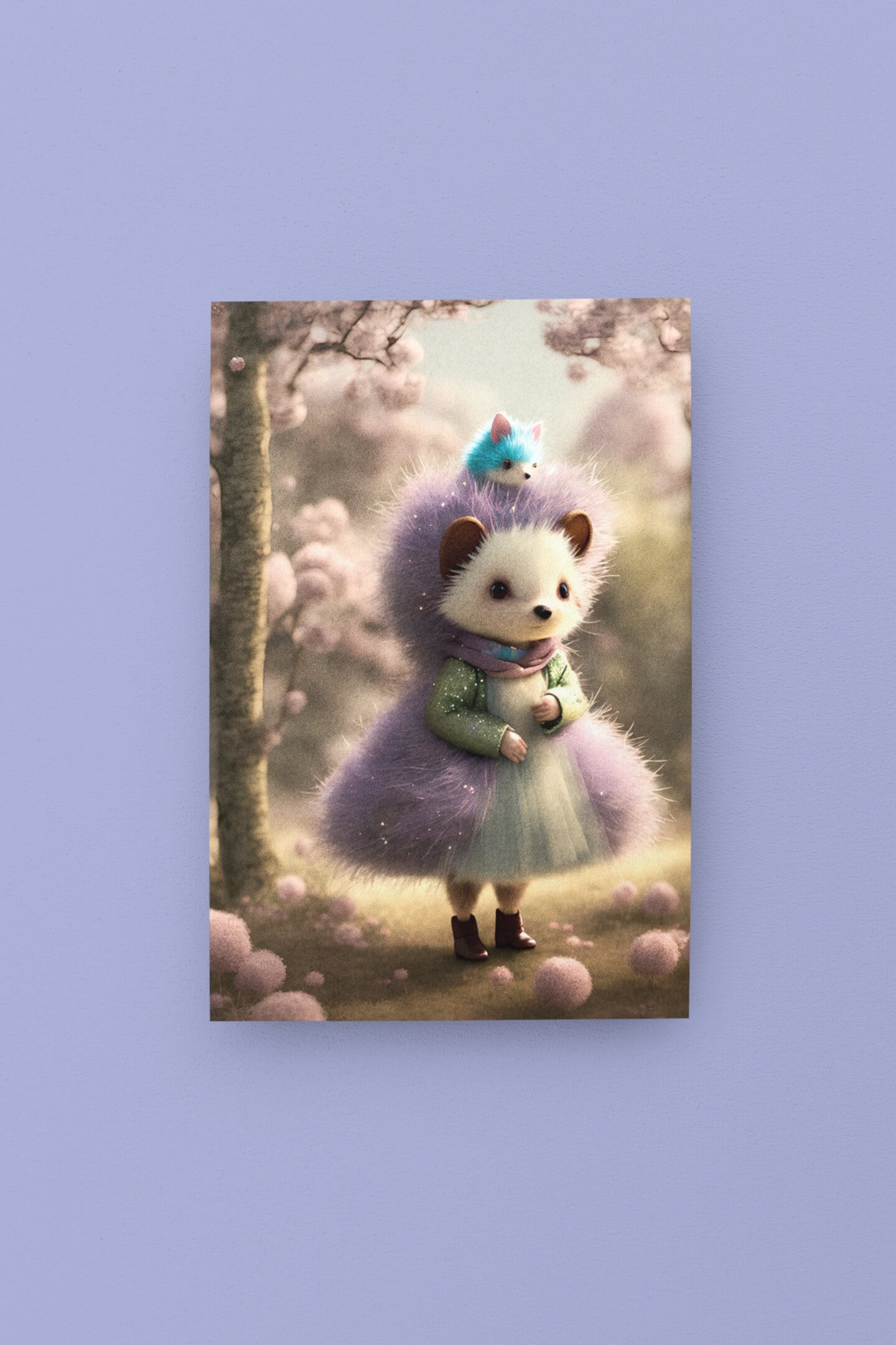 Princess Hedgehog in the Woods Digital Download - Etsy