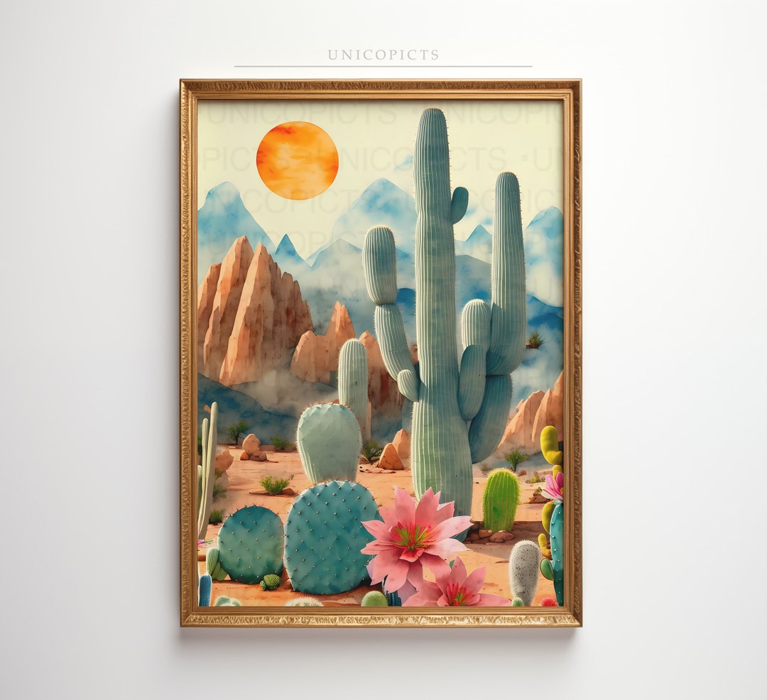 Summer Desert Scape With Sand Dunes and Hot Sun, a Summer Vacation Fun ...