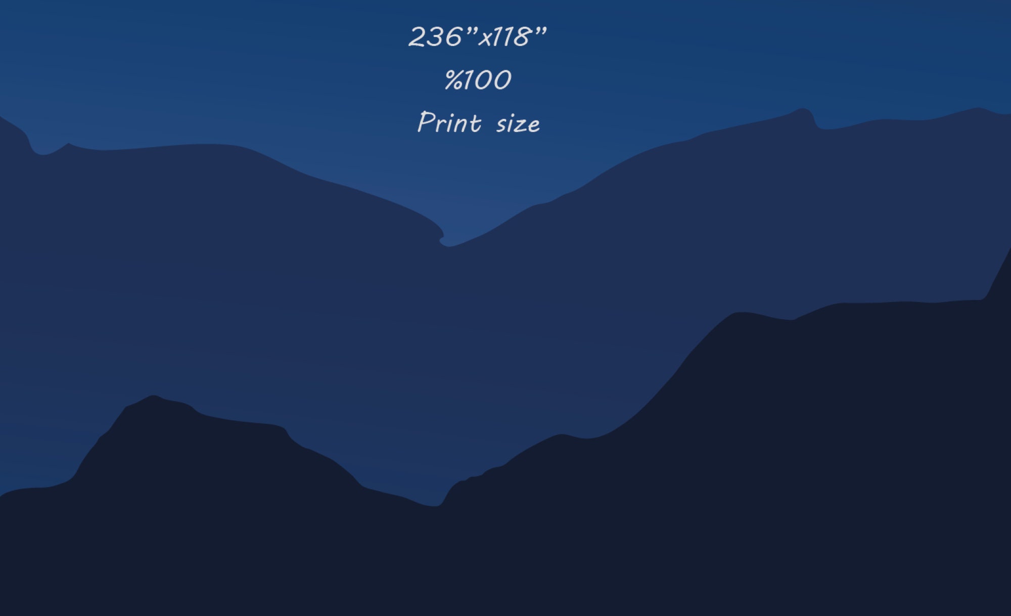 Sunrise Morning View Vector Background in the Mountains Self - Etsy