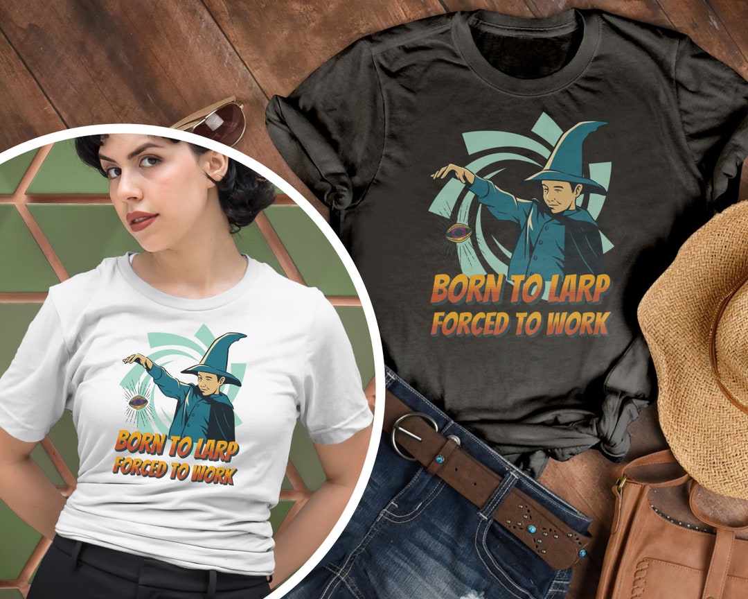 Funny LARP Medieval Shirt Live Action Role Playing RGP Tabletop T-shirt ...