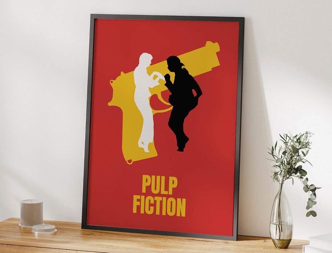 Pulp Fiction Inspired Art Pulp Fiction Poster Movie Poster Movie