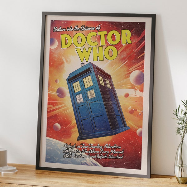 Doctor Who Poster - Etsy