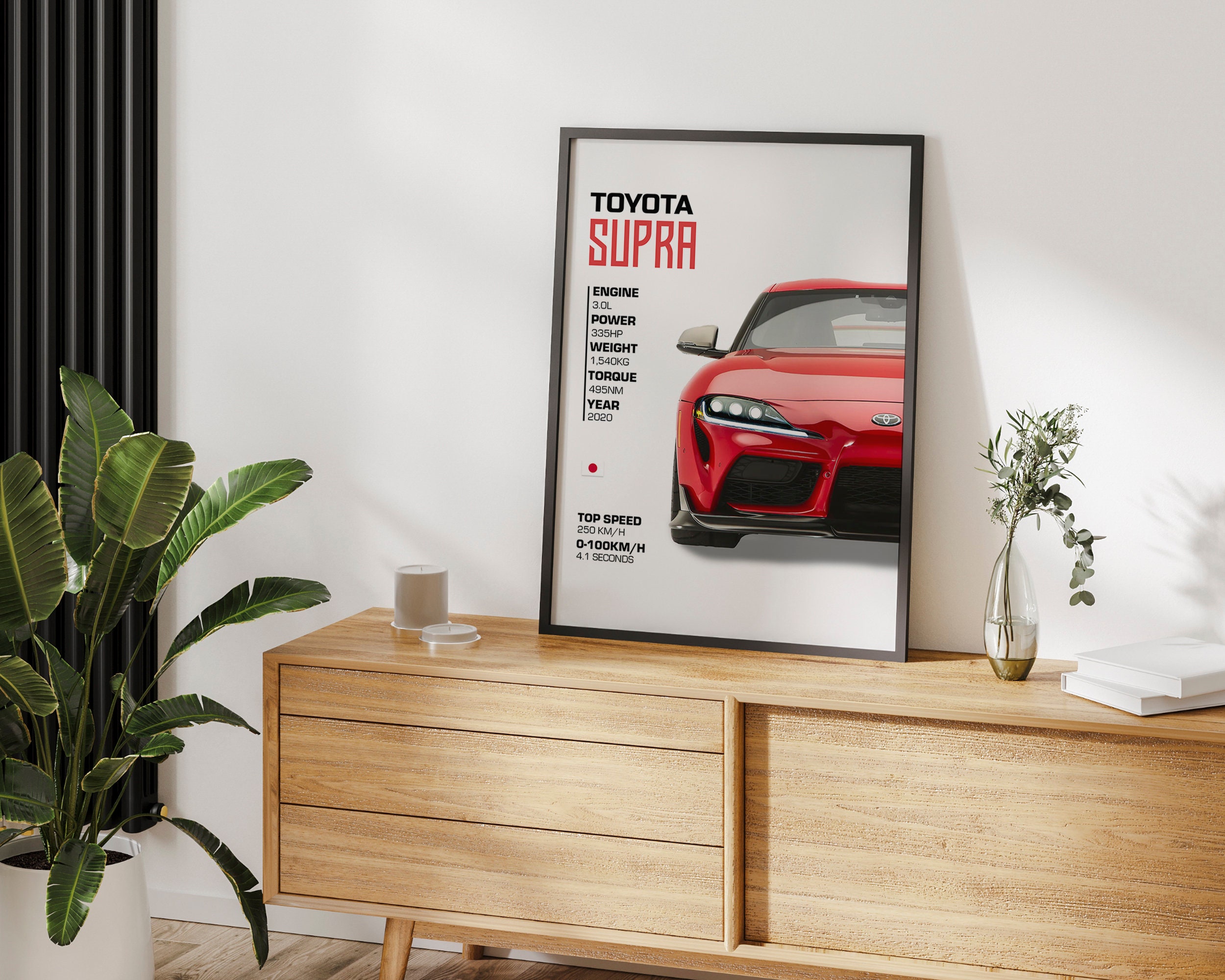 Toyota Supra Poster Toyota Supra Print Supercar Poster - Etsy Canada