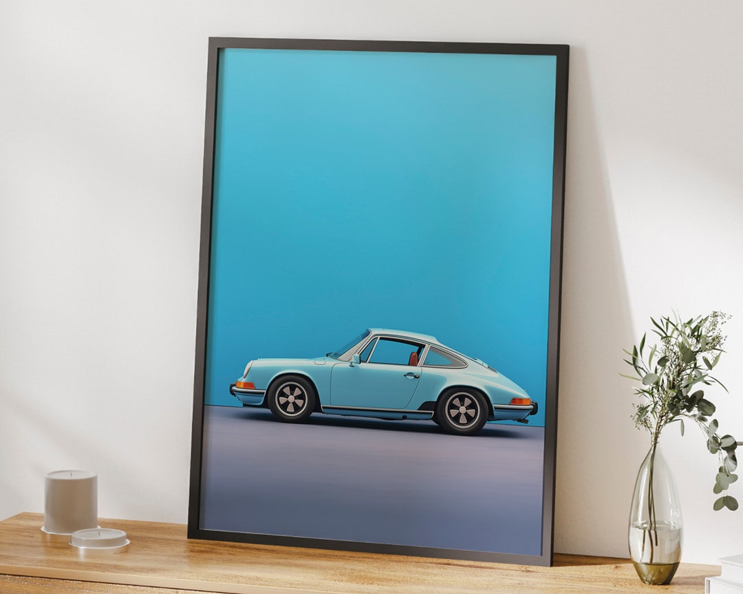Porsche Poster, Porsche 911 Print, Supercar Poster, Classic Car Poster ...