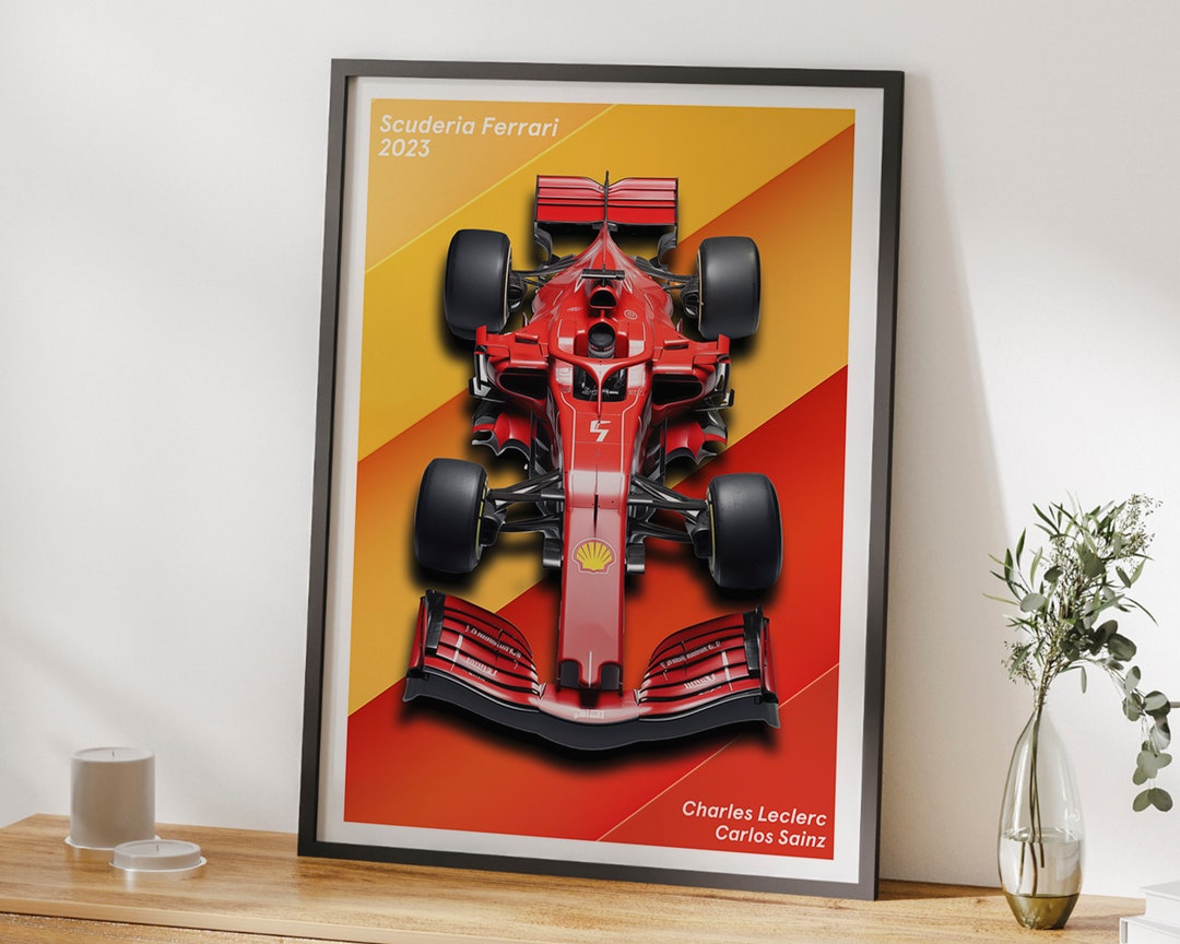 Ferrari F1 Poster F1 Poster Formula 1 Poster Charles - Etsy Australia
