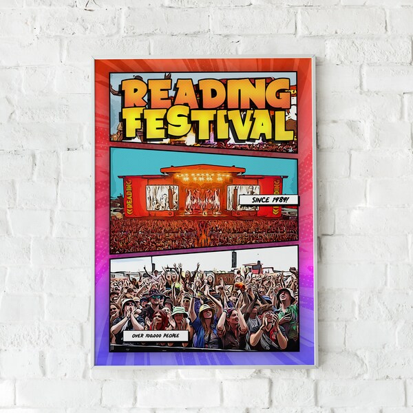 Reading Poster - Etsy UK