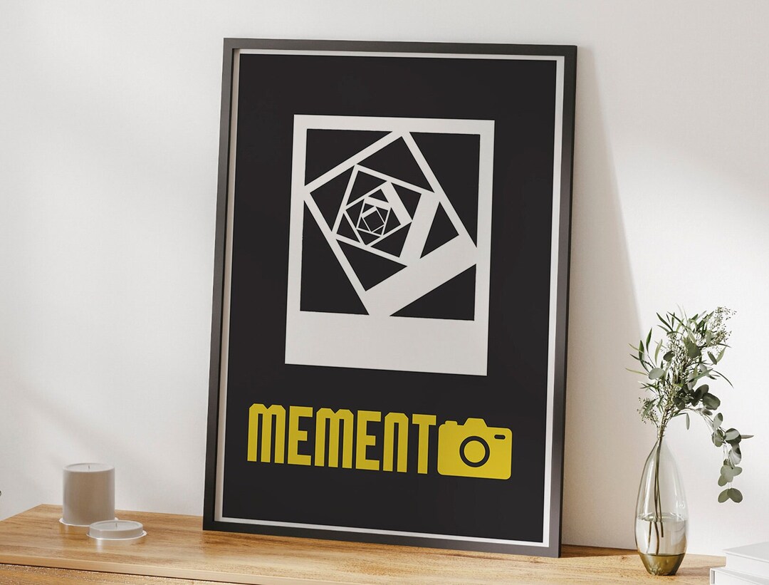 Memento Inspired Art, Memento Poster, Movie Poster, Movie Print, Film ...