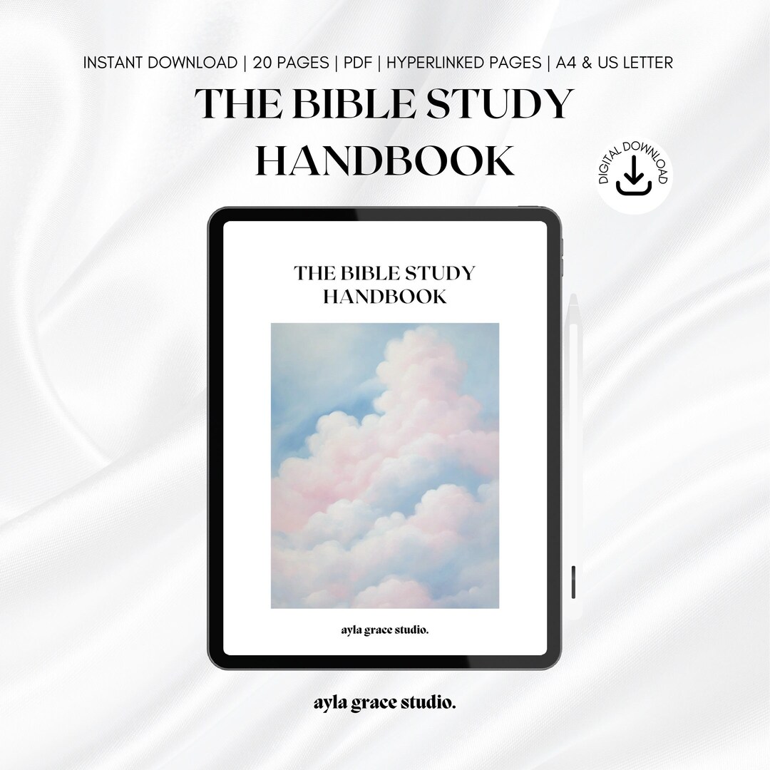 The Bible Study Handbook Study Guide Devotional Women's Empowerment ...