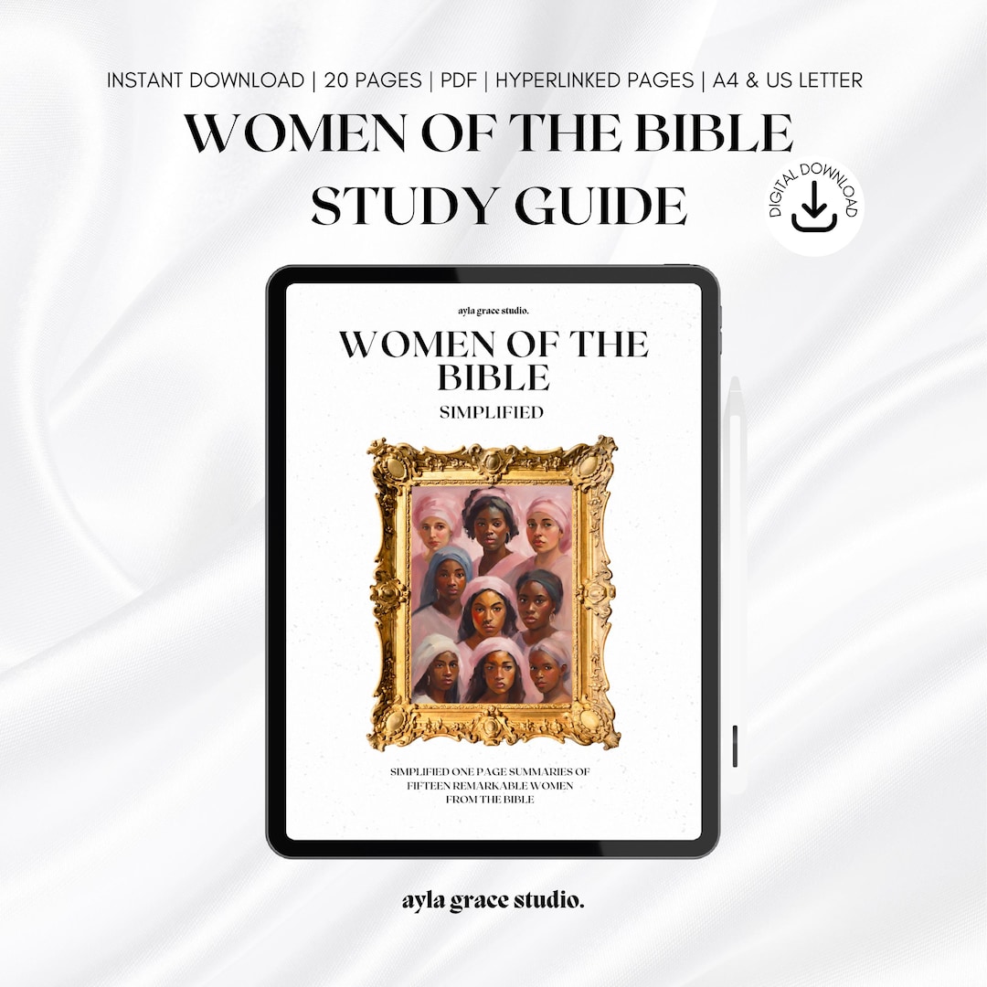 Women of the Bible Simplified Guide Devotional Women's Empowerment ...