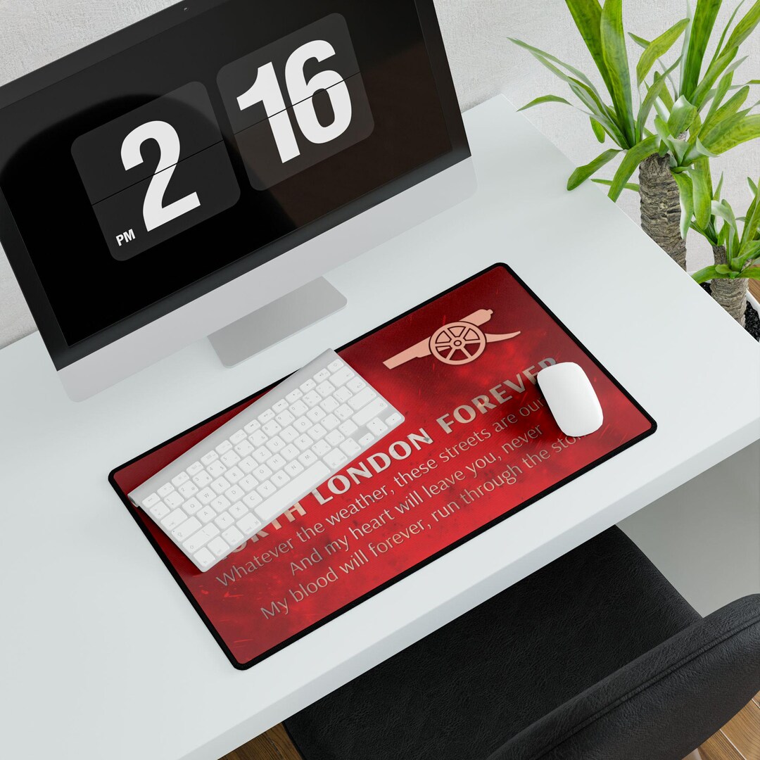 Arsenal Desk Mat - North London is Ours Mouse Mat, FULLY DELIVERED 23.6 ...