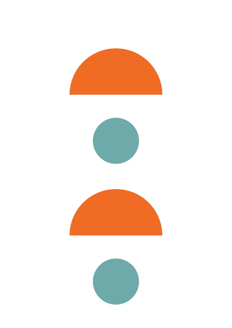 Poster Circle / Half Circle - Etsy