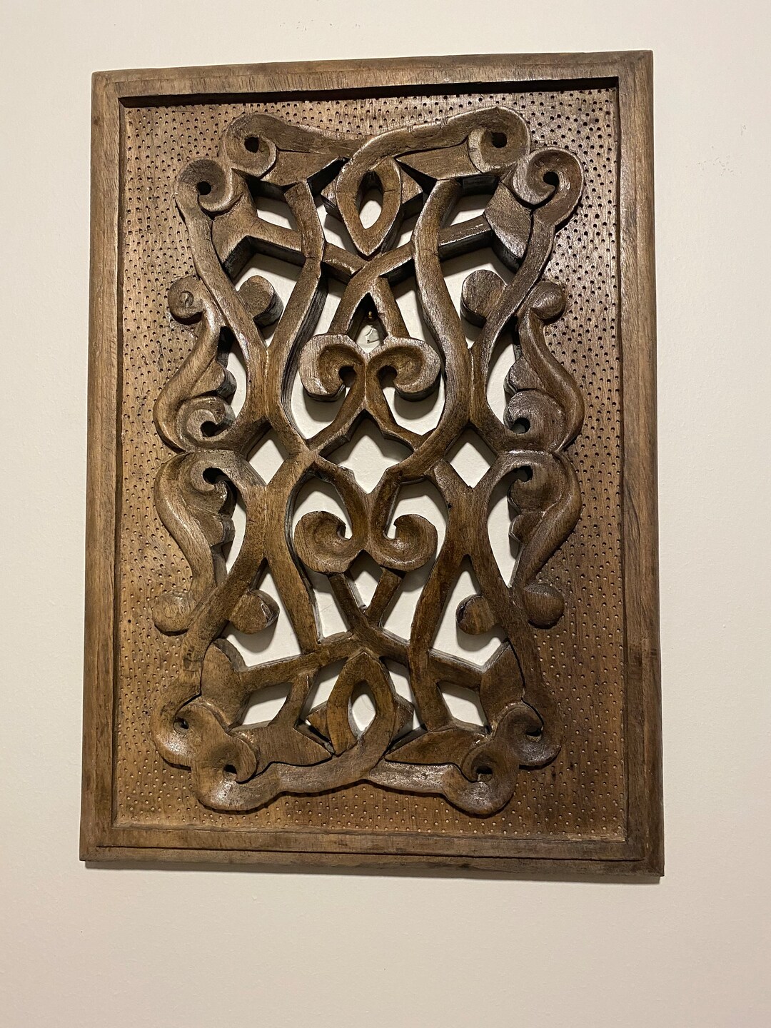 Handmade Wood Carving Tableau-wood Wall Art-muslim Home Decor-islamic ...