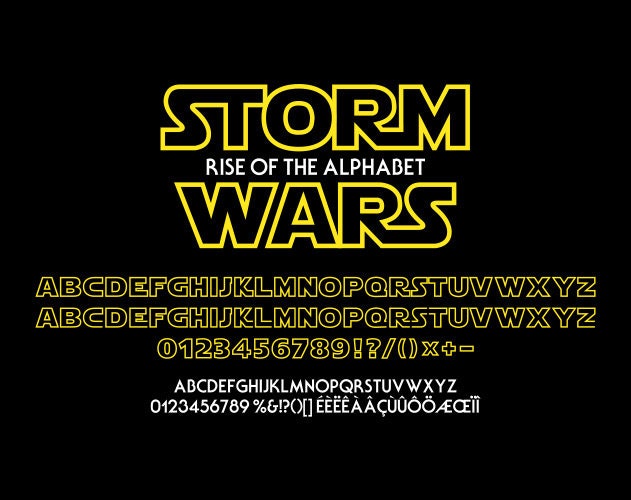 STAR WARS Vector Alphabet (ai, Eps, Svg, Png) - Etsy