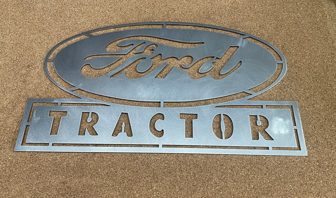 Ford Tractor Sign Wall Art Sign Badge - Etsy