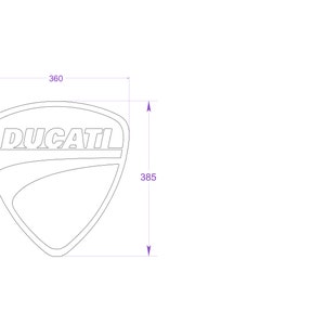 Ducati Sign, Badge, Wall Art - Etsy