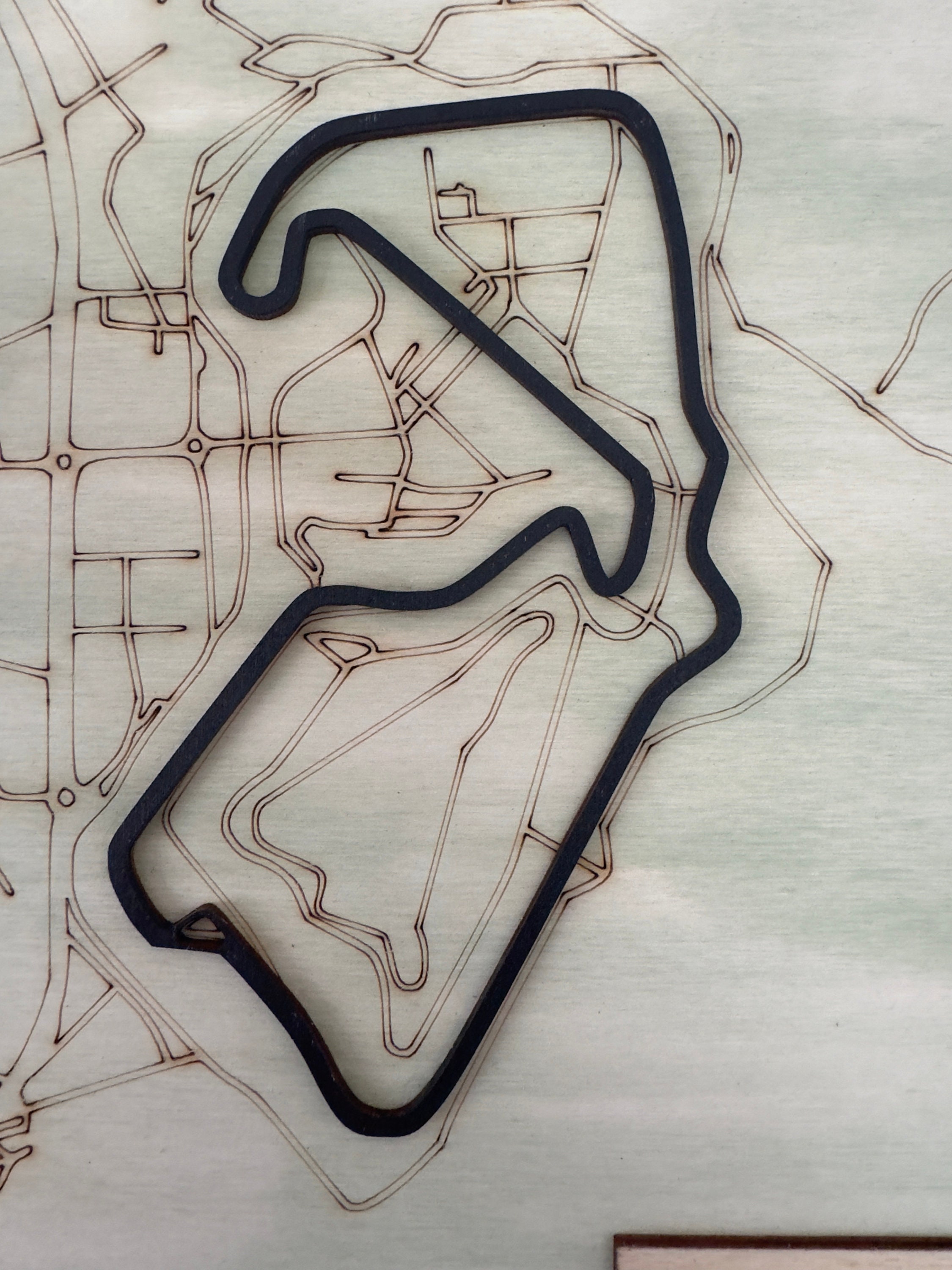 Silverstone Race Track Map. - Etsy