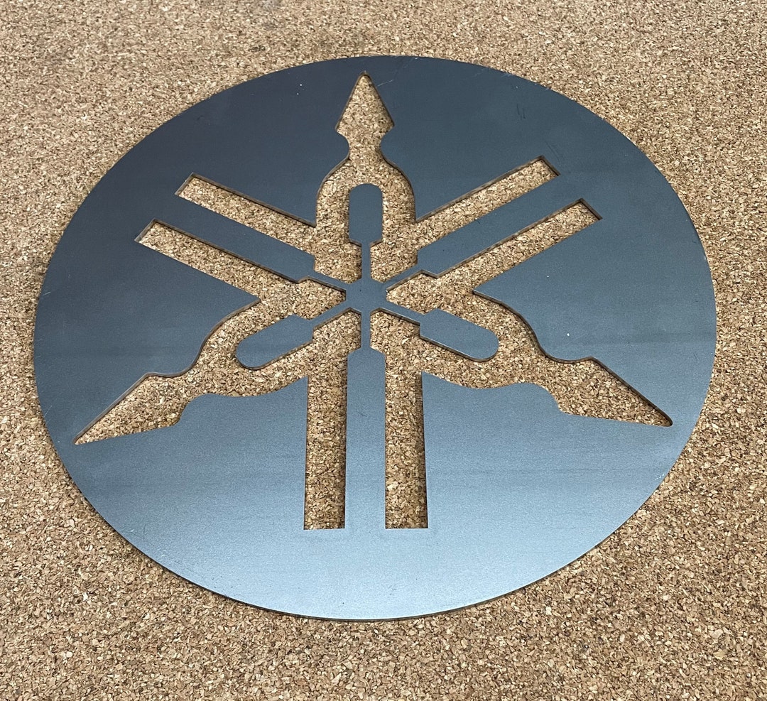 Yamaha Badge 30cm Diameter Metal Wall Art - Etsy