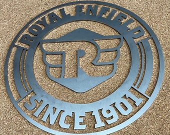 Royal Enfield Sign - Etsy Australia
