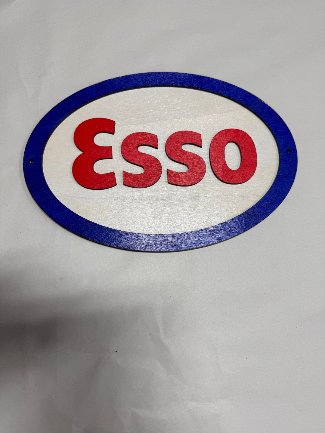 Esso Oil, Sign, Badge, Wall Art. - Etsy