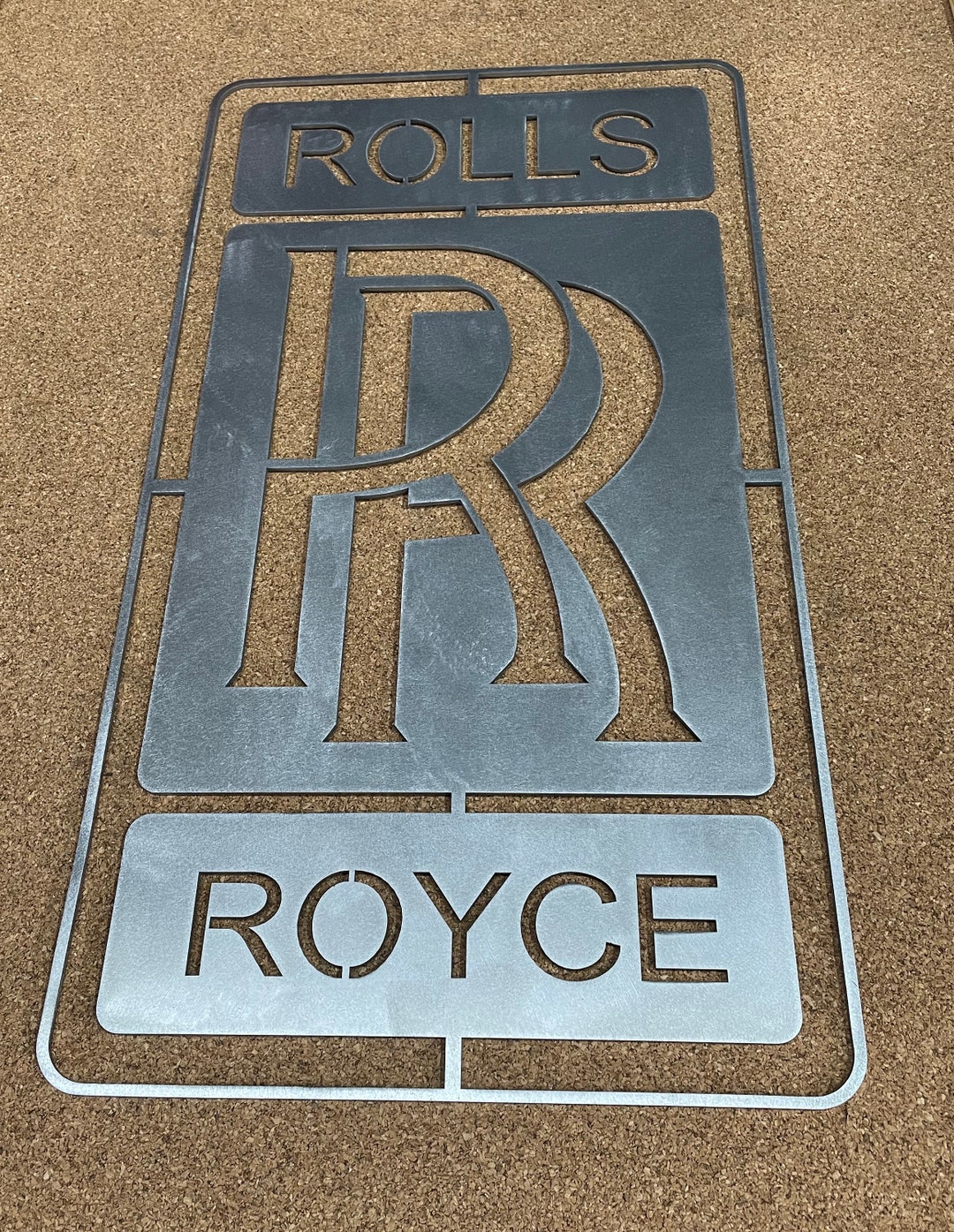 Rolls Royce, Sign, Badge, Metal Wall Art. - Etsy