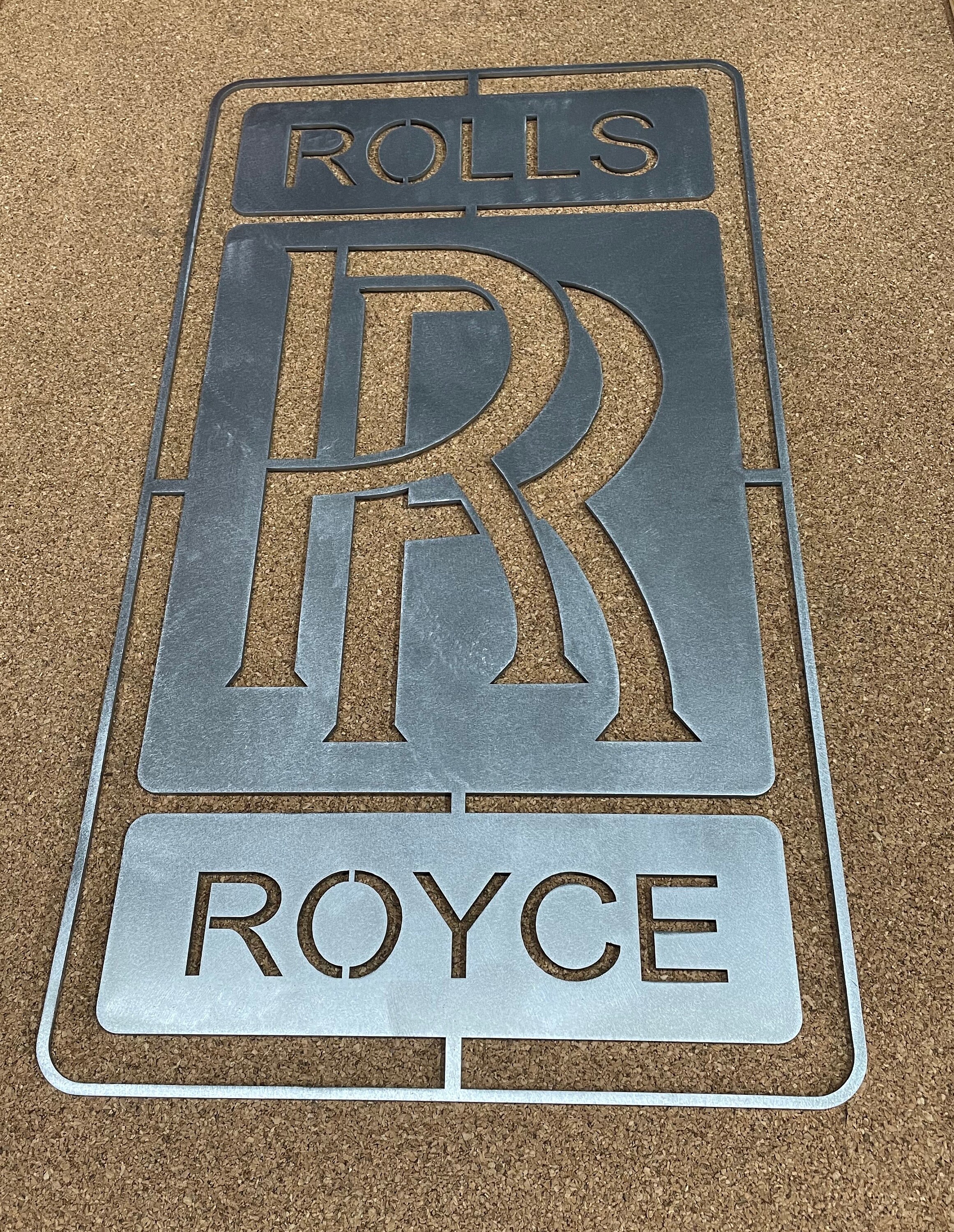 Rolls Royce, Sign, Badge, Metal Wall Art. - Etsy