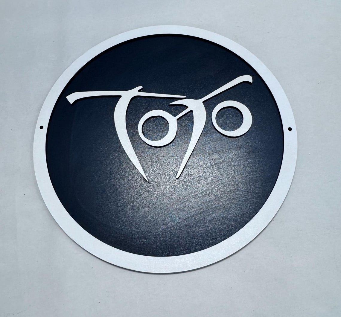 Toto Wall Plaque. Wall Art, Sign, Badge. - Etsy