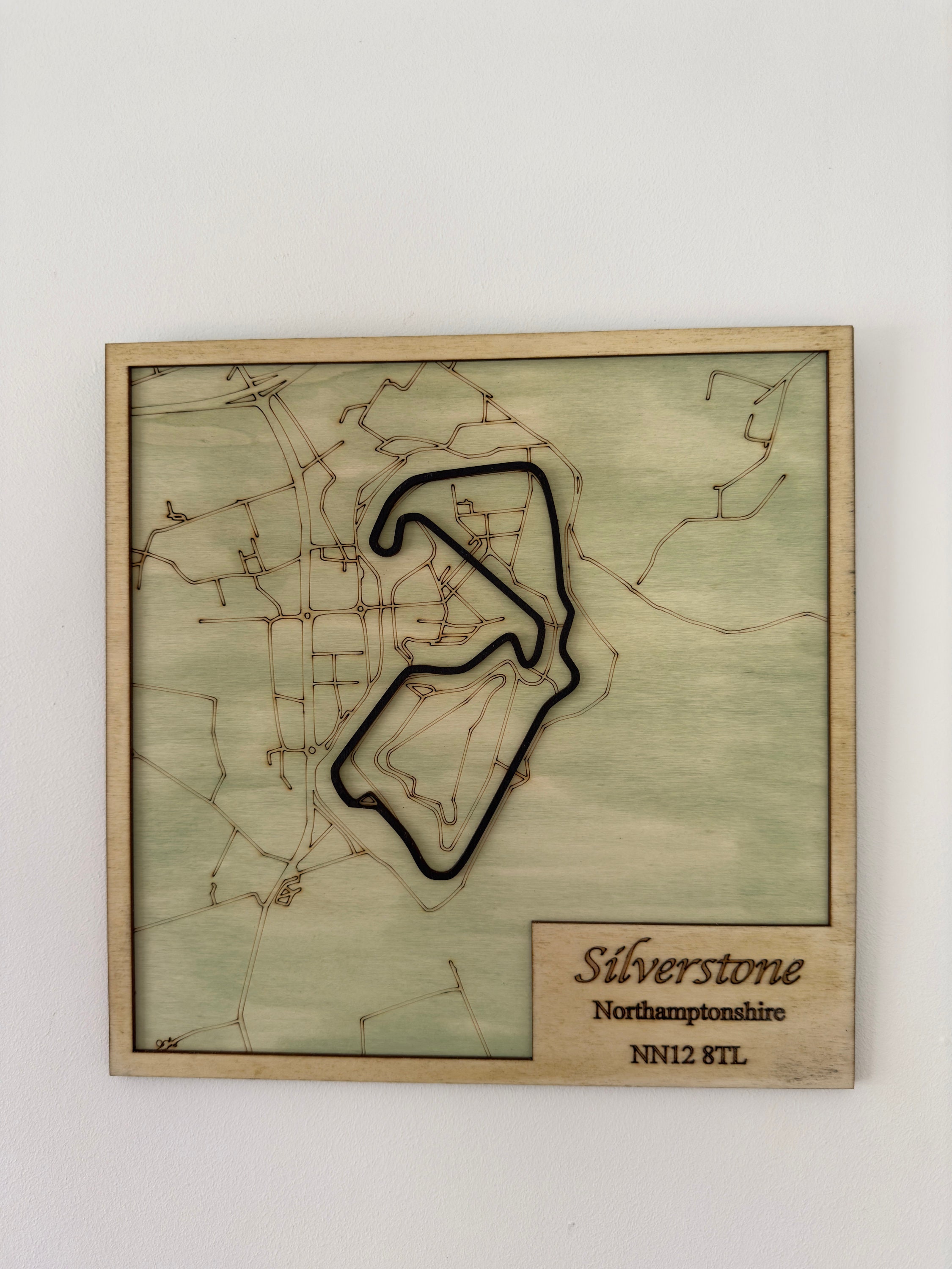 Silverstone Race Track Map. - Etsy