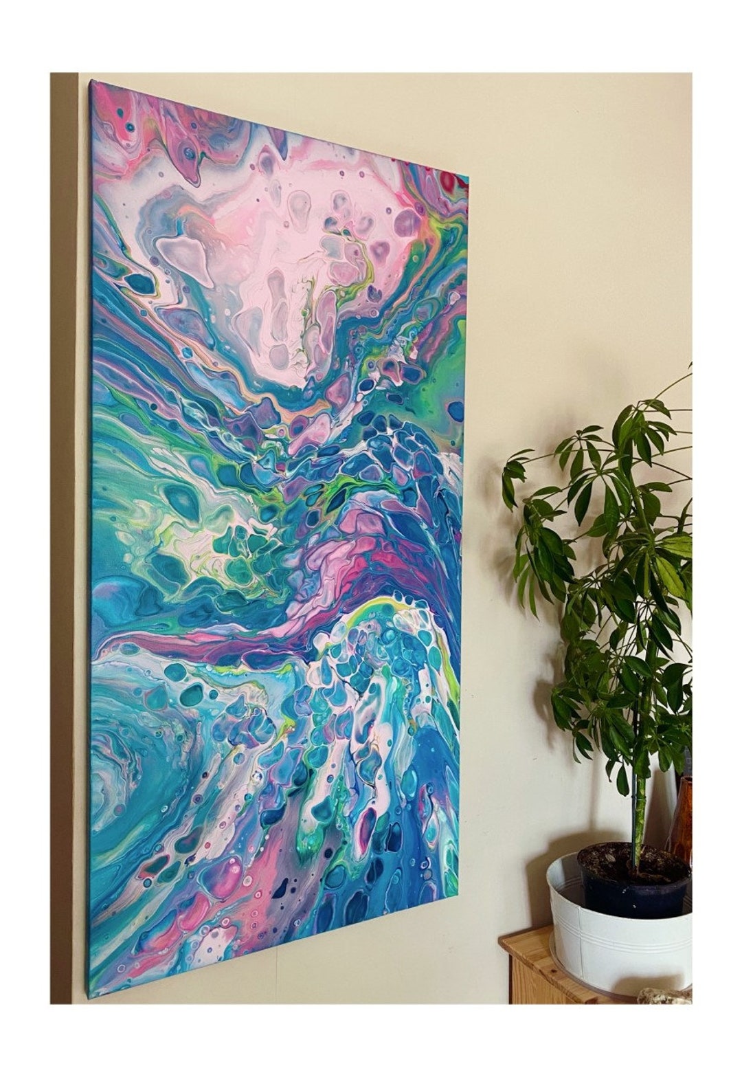 Serenity - Flow State Series, Large Original Abstract Fluid Art - Etsy