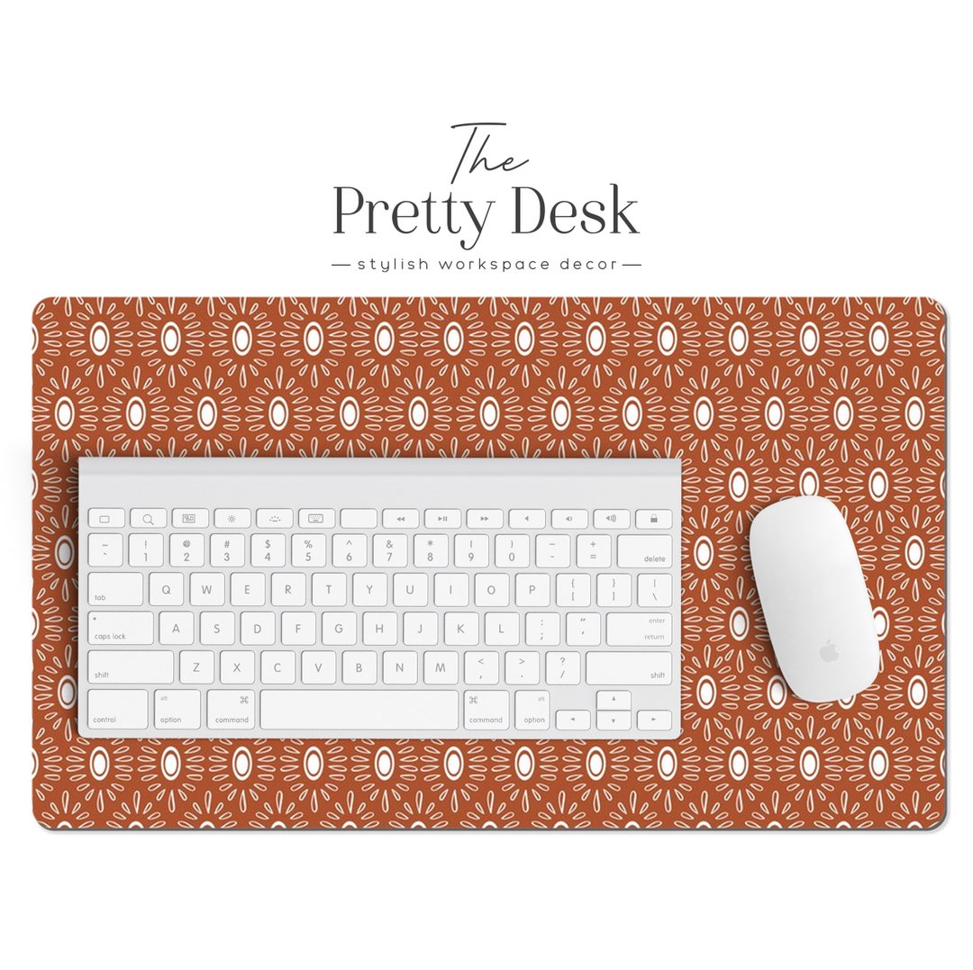 Desk Mat Unique & Pretty Abstract Design Two Sizes Available in 14x24 ...