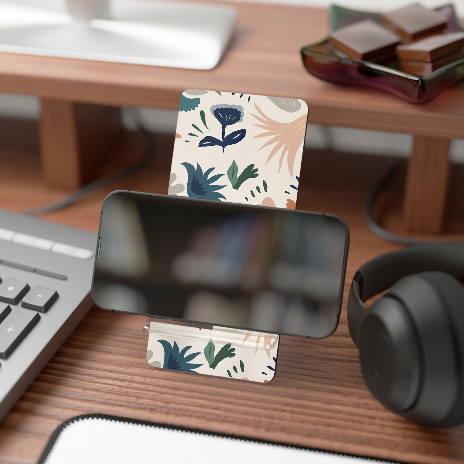 Cell Phone Stand Unique & Pretty Abstract Design 5.9 X 2.8 Free U.S ...