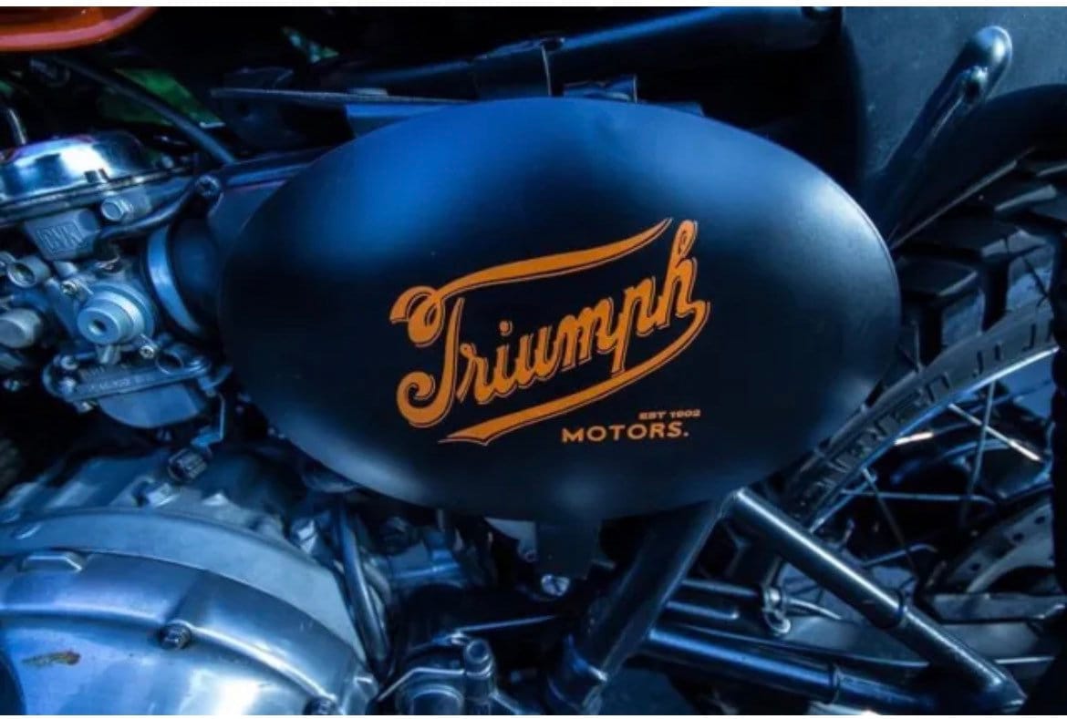 2X Rare Vintage Triumph Motorcycle Gas Tank Decals New OEM - Etsy