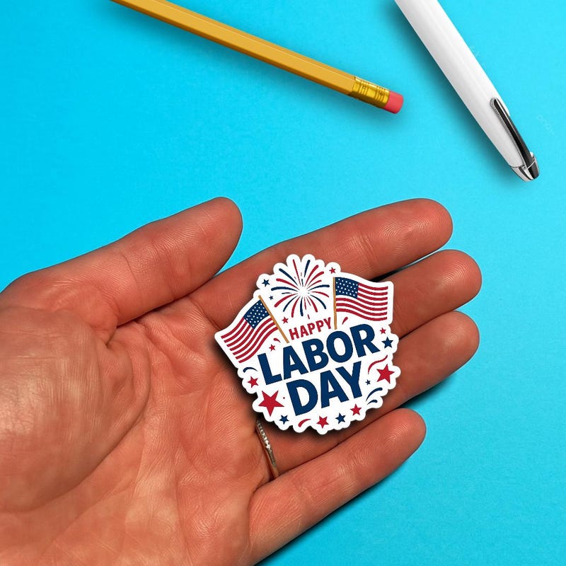 Labor Day Stickers - Etsy