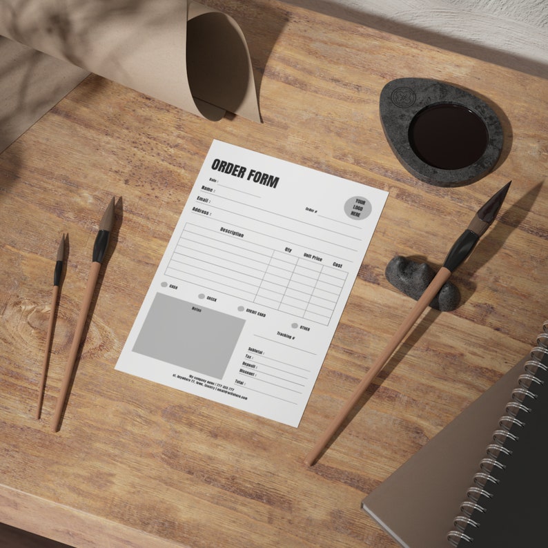 Printable Order Form Template, Supply Inventory, Product Order Form ...