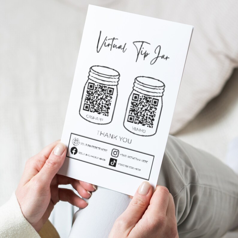 Storefront Business Signage Bundle, Google Review Sign & Virtual Tip ...