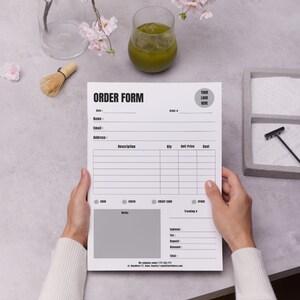 Printable Order Form Template, Supply Inventory, Product Order Form ...