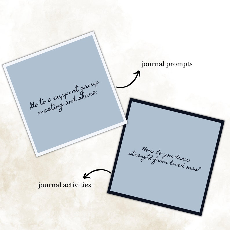 Printable Mental Health Card Deck Template, Editable 240 Affirmations ...