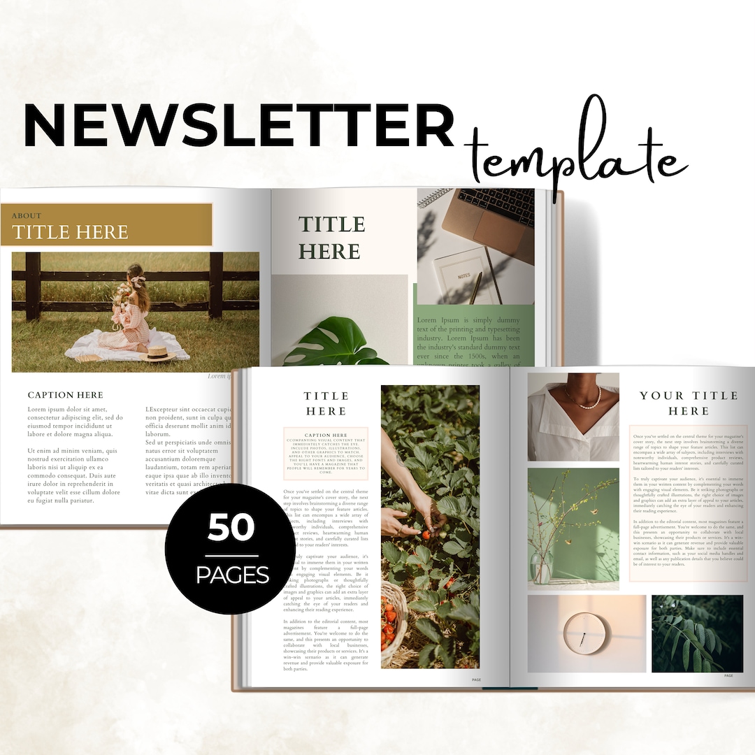 September Newsletter Template, Meet the Teacher School Monthly Flyer ...