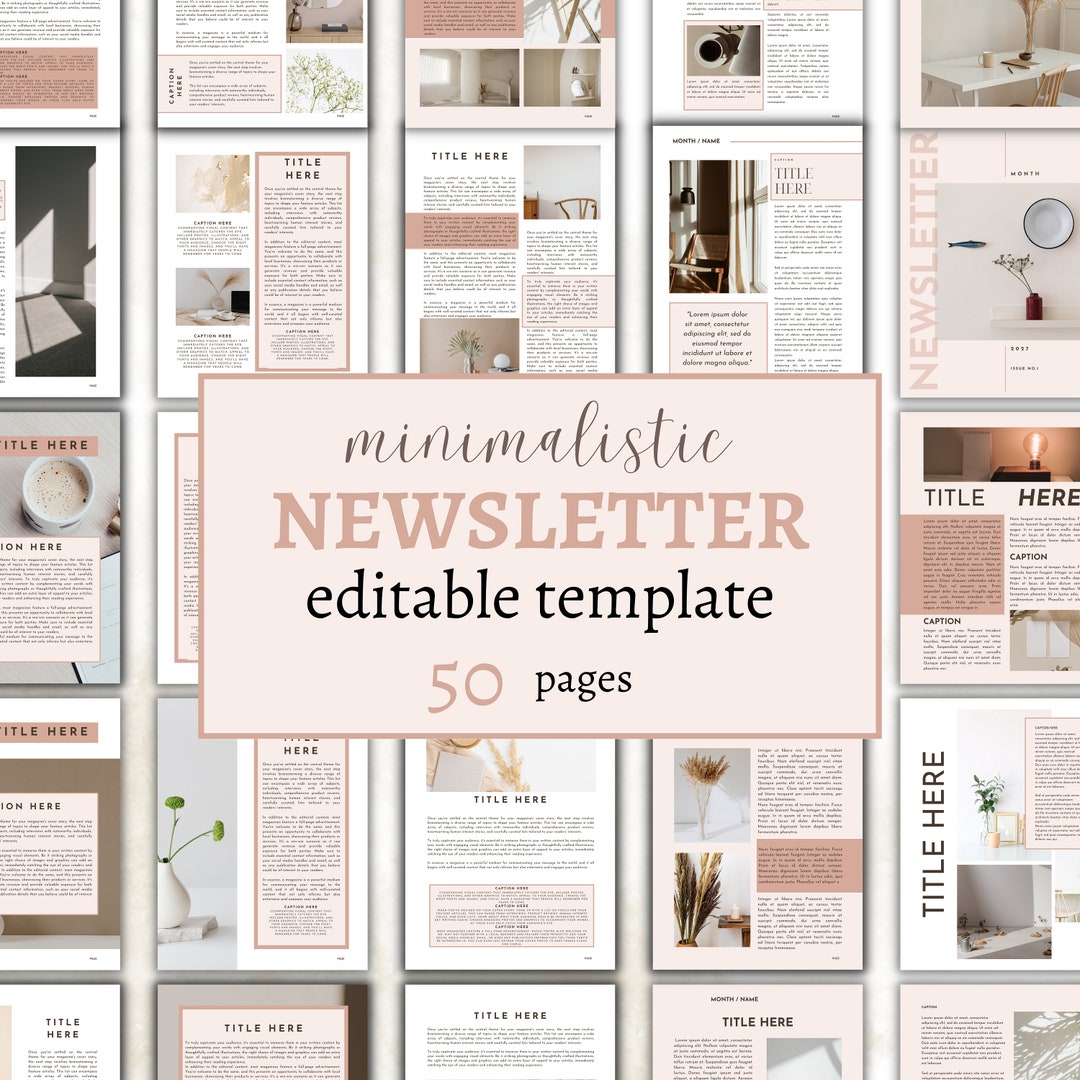 Small Business Owner Email Newsletter Template, Fully Editable in Canva ...