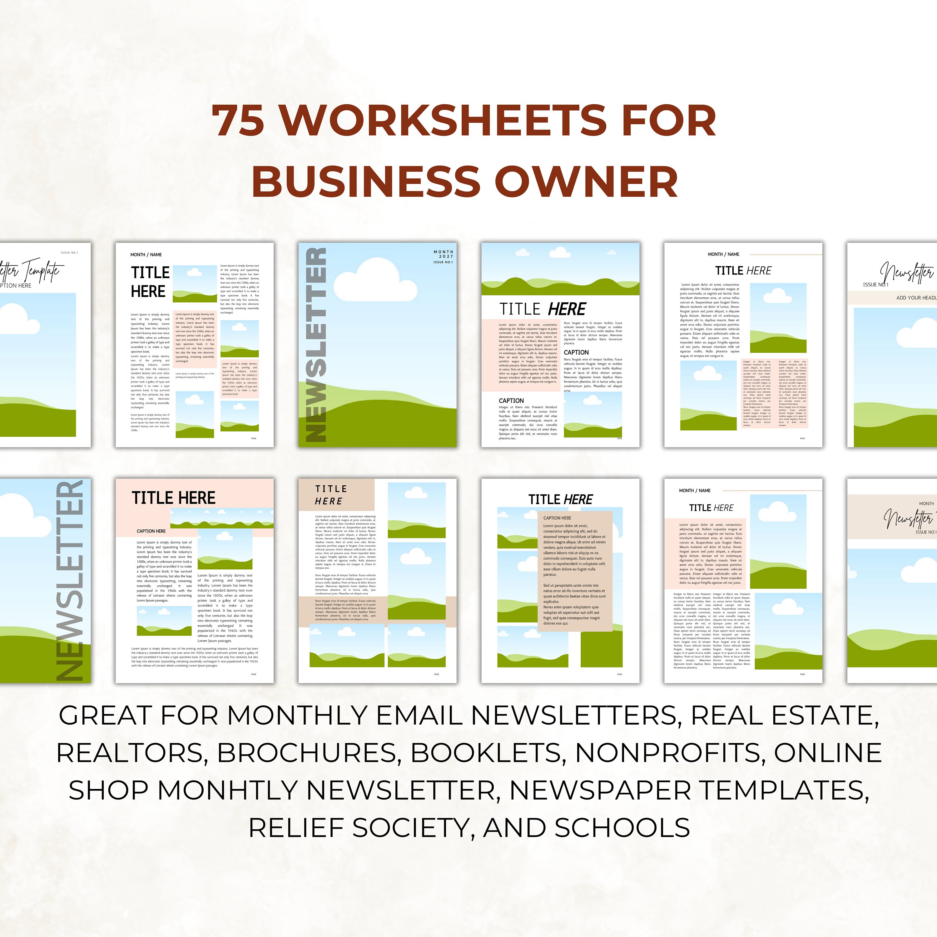 Small Business Owner Email Newsletter Template, Fully Editable in Canva ...