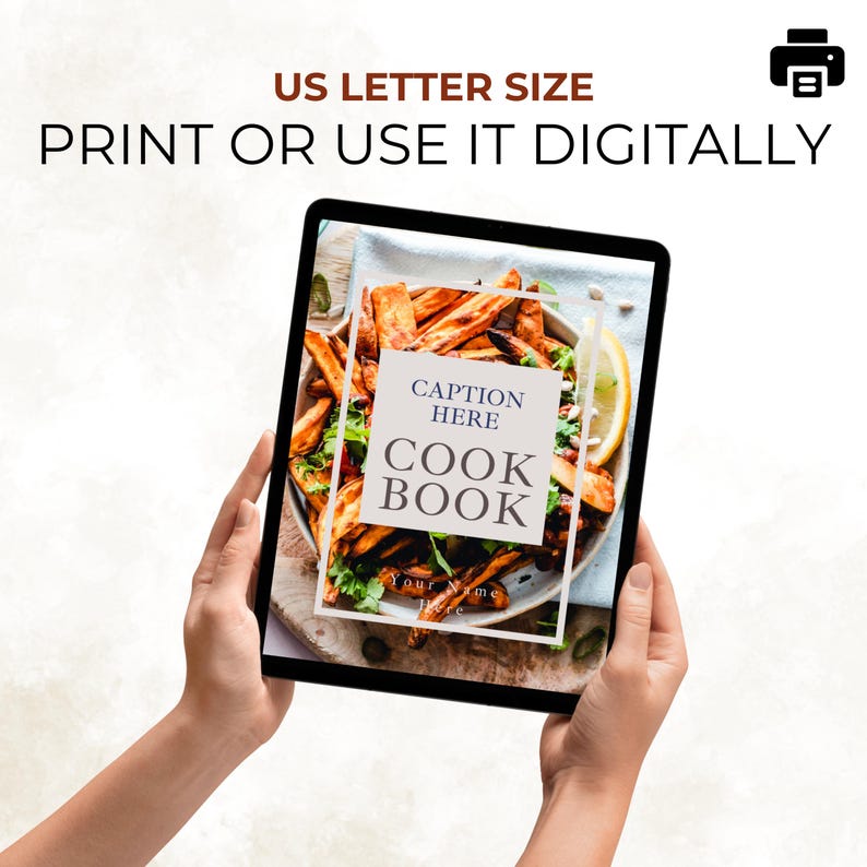 Recipe Book Template, Editable Cook Ebook Canva Nutrition Coaching ...