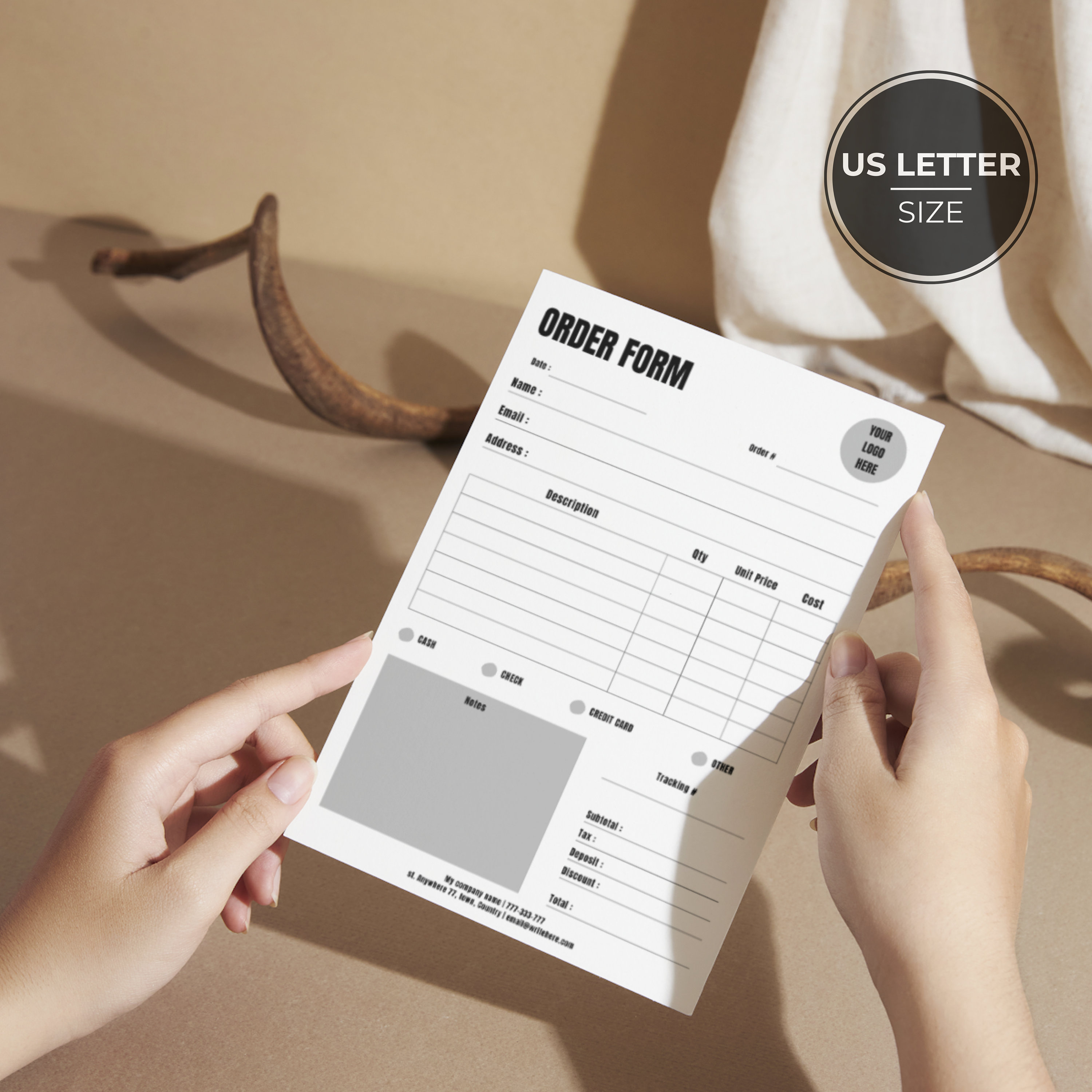 Printable Order Form Template, Supply Inventory, Product Order Form ...