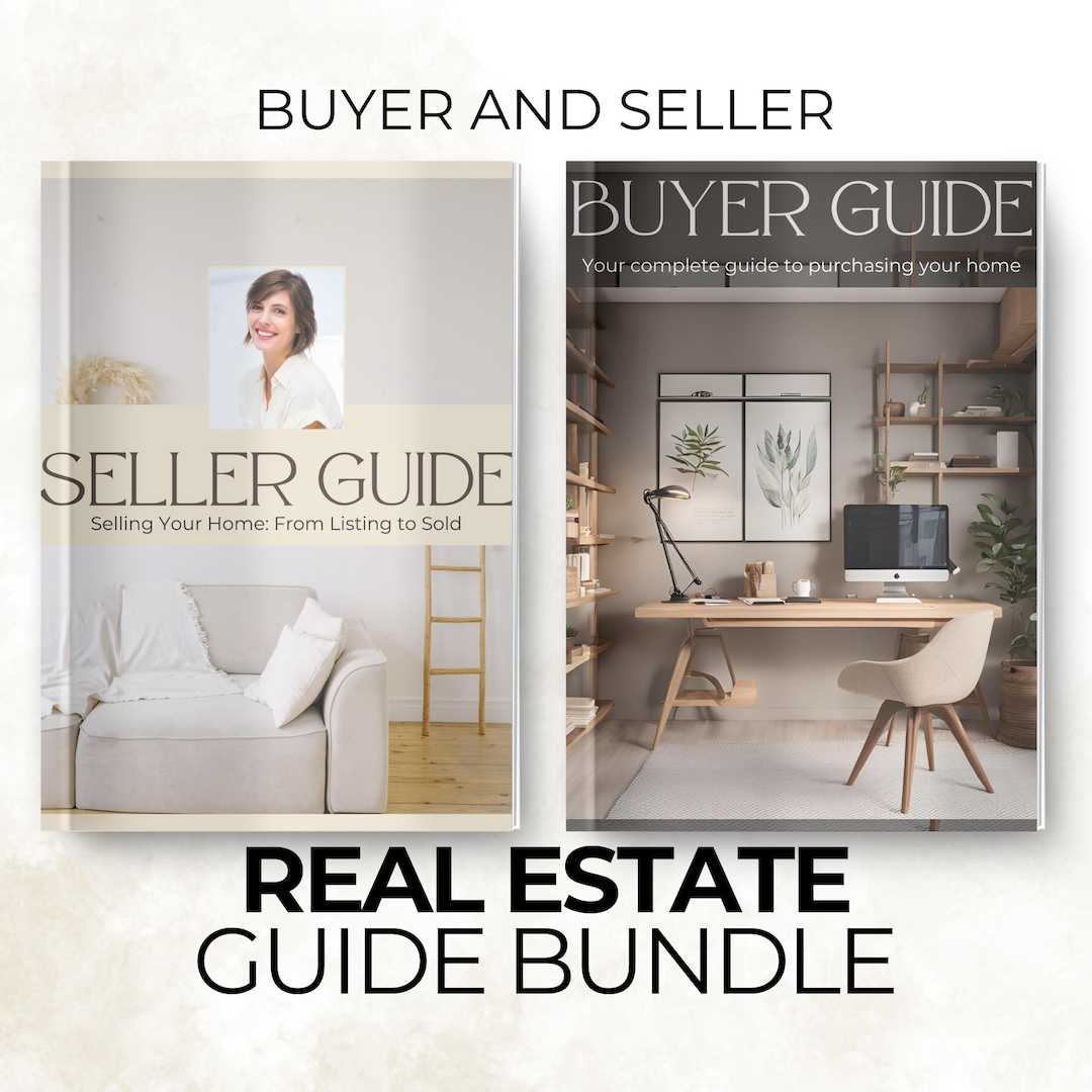 Real Estate Buyer and Seller Guide Bundle, Realtor Guide Template ...