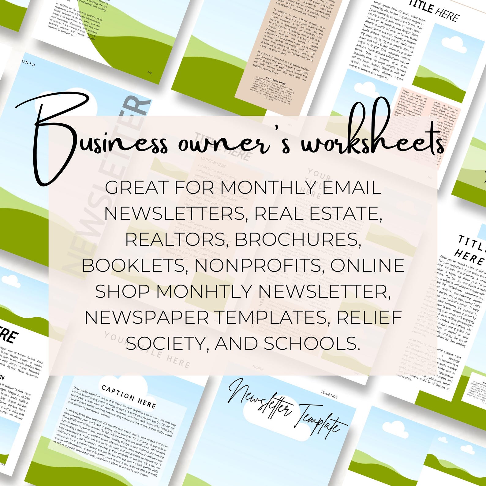 Small Business Owner Email Newsletter Template, Fully Editable in Canva ...