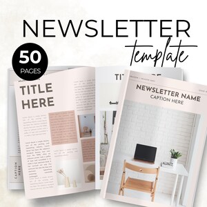 Small Business Owner Newsletter Canva Template, Realtor Email Marketing ...