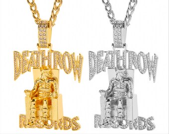 Gold Death Row Pendant - Etsy