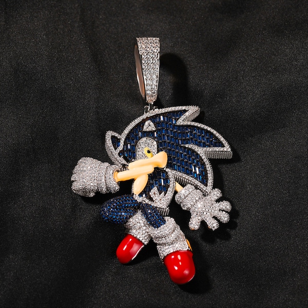 Diamond Sonic Pendant - Etsy