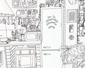 Digital Colouring Page - Etsy